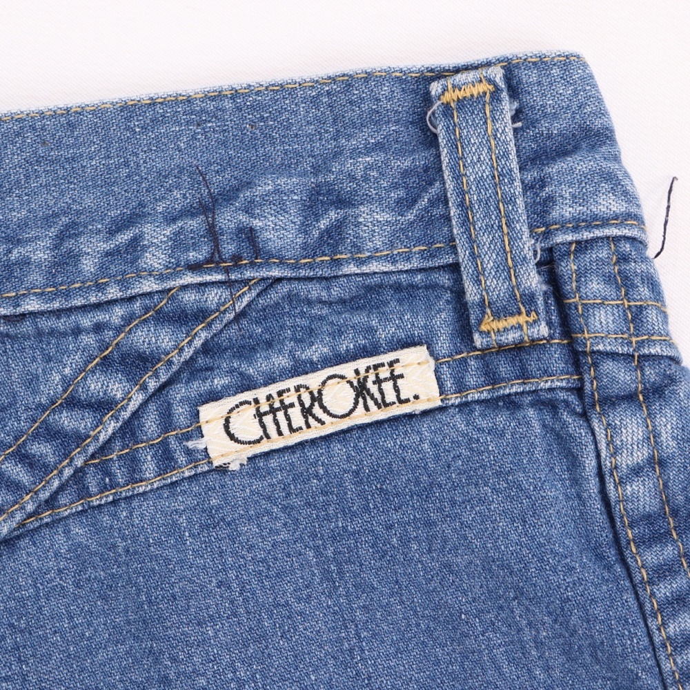 80s Cherokee Womens 10 Tapered Leg High Rise Jeans - Gem
